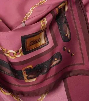 Chloé Paddington Silk Scarf