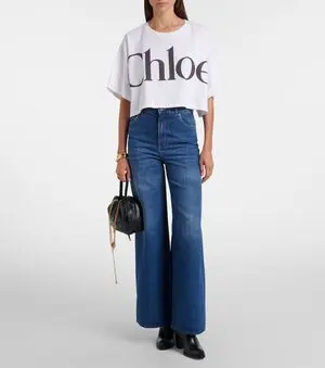 Chloé Small Leather Shoulder Bag - Black