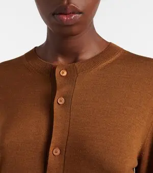TOD'S Wool And Silk-blend Cardigan