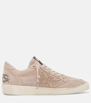 GOLDEN GOOSE Ball Star Embellished Suede Sneakers