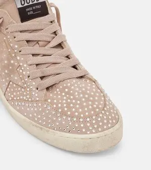 GOLDEN GOOSE Ball Star Embellished Suede Sneakers