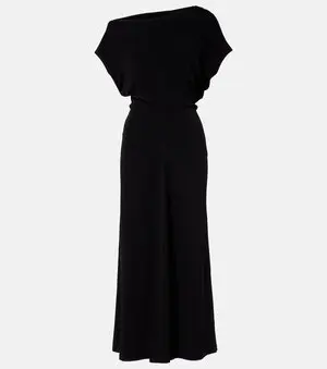 Vince One-shoulder Midi Dress - Black