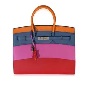 Hermès Birkin 35 Sellier Epsom Leather Bag - Multicolor