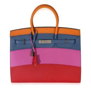 Hermès Birkin 35 Sellier Epsom Leather Bag - Multicolor