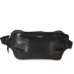 Saint Laurent Smooth Calfskin Belt Bag - Black