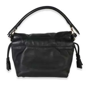 Fendi Nappa Mamma Baguette Shoulder Bag - Black