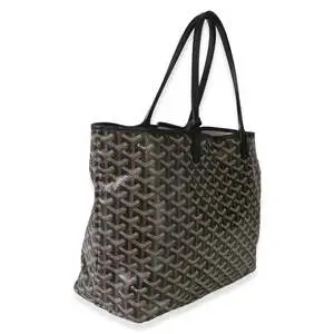 Goyard Saint Louis Pm Tote Bag In Goyardine Canvas With Silver-tone Hardware