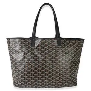 Goyard Saint Louis Pm Tote Bag In Goyardine Canvas With Silver-tone Hardware