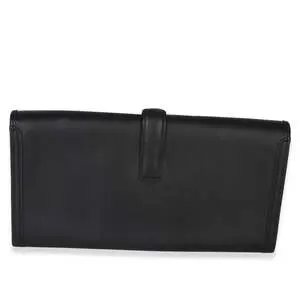Hermès Evercolor Jige Elan 29 Clutch - Black