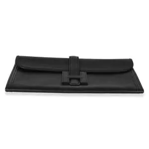 Hermès Evercolor Jige Elan 29 Clutch - Black