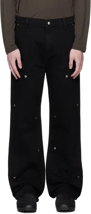 HELIOT EMIL Metal Eyelet Jeans