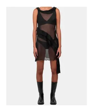 Gimaguas Boa Draped Mini Dress