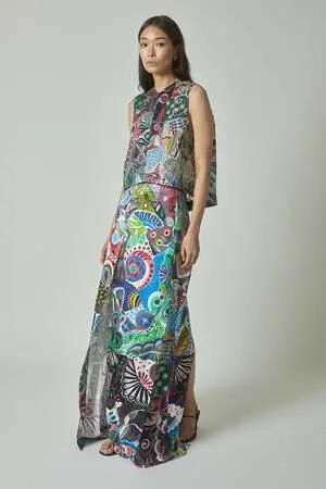 HEIRLOME Val Top In A. Vazquez Print - Multicolor