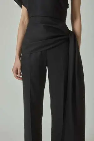 HEIRLOME Petula Trousers In Silk Twill