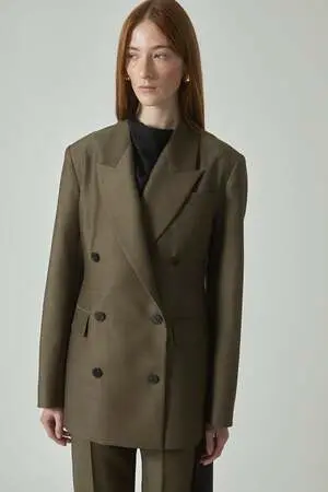 HEIRLOME Estelle Blazer In Silk Wool