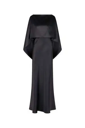 HEIRLOME Anna Dress In Double-face Silk Satin - Black