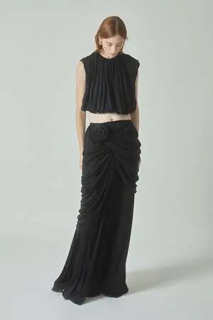 HEIRLOME Effie Maxi Skirt - Black