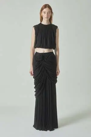 HEIRLOME Effie Maxi Skirt - Black