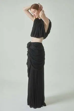 HEIRLOME Effie Maxi Skirt - Black