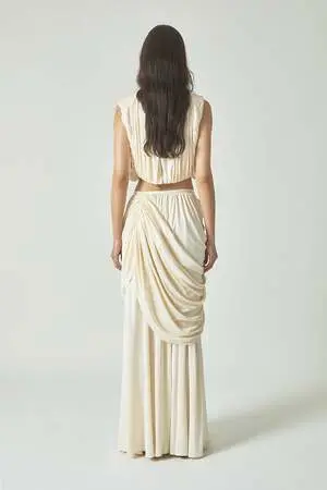 HEIRLOME Effie Maxi Skirt - Bone