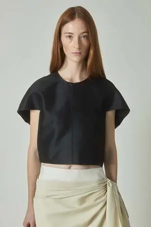 HEIRLOME Lulu Cropped Top - Black