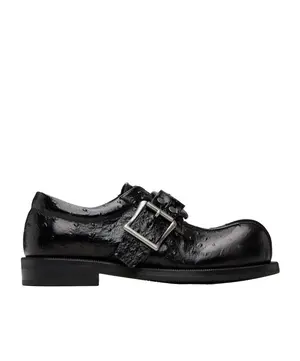 Martine Rose O-ring Bulb Toe Loafers - Black