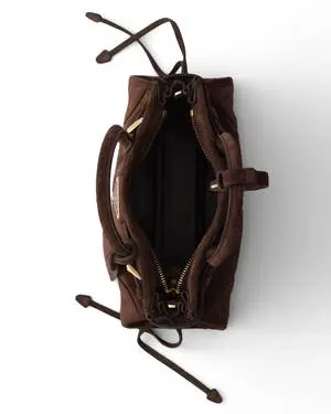 Prada Bonnie Suede Mini Handbag