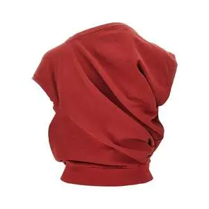 VIVIENNE WESTWOOD Asymmetrical Draped French Terry Top