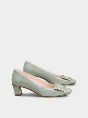 ROGER VIVIER Belle Vivier Pumps In Patent Leather