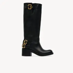 Chloé Dakota Knee-high Buckled Boots