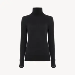Chloé Fitted Turtleneck In A Wool Knit