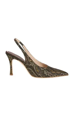 Etro Fondo Essential Heel - Multi
