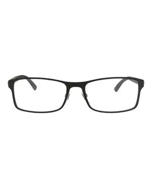 Gucci Squareframe Metal Optical Frames Black Black Transparent - Multicolor