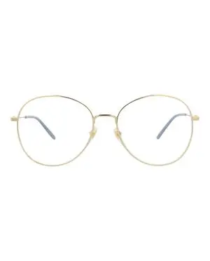 Gucci Roundframe Metal Optical Frames Gold Gold Transparent - Multicolor