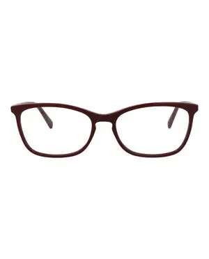 Gucci Squareframe Acetate Optical Frames Burgundy Burgundy Transparent - Multicolor