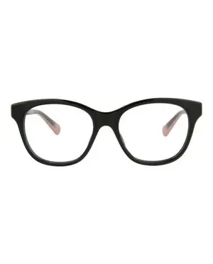 Gucci Cat Eyeframe Acetate Optical Frames Black Black Transparent - Multicolor