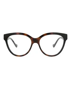 Gucci Squareframe Injection Optical Frames Havana Black Transparent - Multicolor