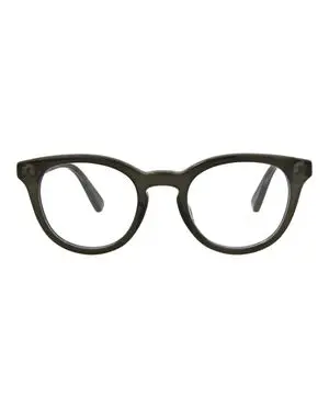 Gucci Roundframe Acetate Optical Frames Grey Grey Transparent - Multicolor