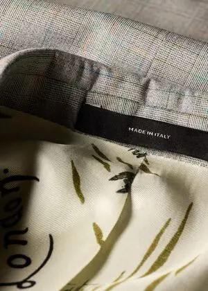 Paul Smith Space-dye Check Wool Double-breasted Suit