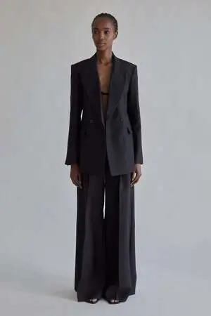 HEIRLOME Laurence Wide-leg Pleat Tailored Trousers
