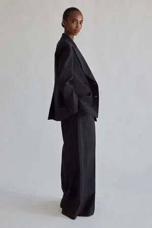 HEIRLOME Laurence Wide-leg Pleat Tailored Trousers