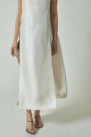 HEIRLOME Saskia Textured Silk And Wool Shorts
