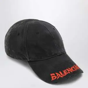 Balenciaga Cotton Drill Baseball Cap With Logo