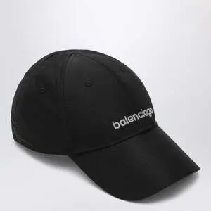 Balenciaga Techwear Baseball Cap With Reflective Detailing - Black