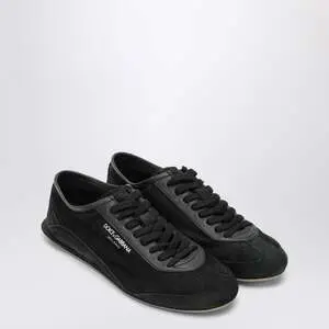 Dolce & Gabbana Dg Sailing Raffia Trainers - Black