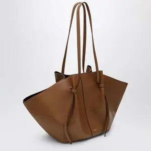 Yuzefi Mochi Leather Shoulder Bag - Brown