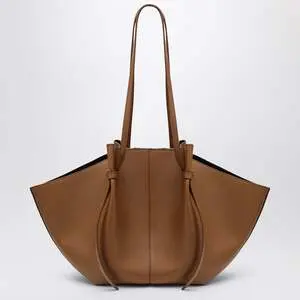 Yuzefi Mochi Leather Shoulder Bag - Brown