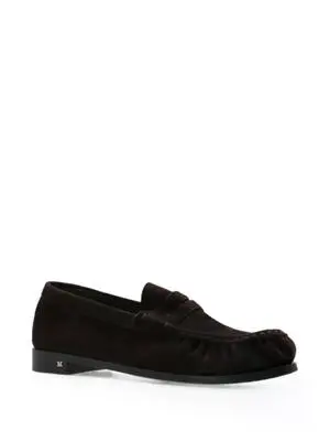 Max Mara Leather Loafers - Brown