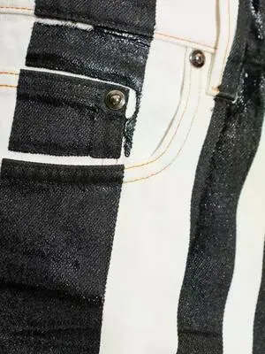 Versace Greca Print Jeans