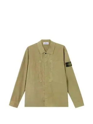 Stone Island 1200005 Stretch Cotton Tela Paracadute Overshirt - Neutrals